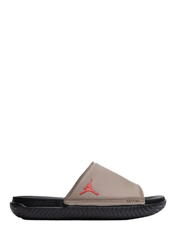 JORDAN Play Slides - Palomino/black/fire Red