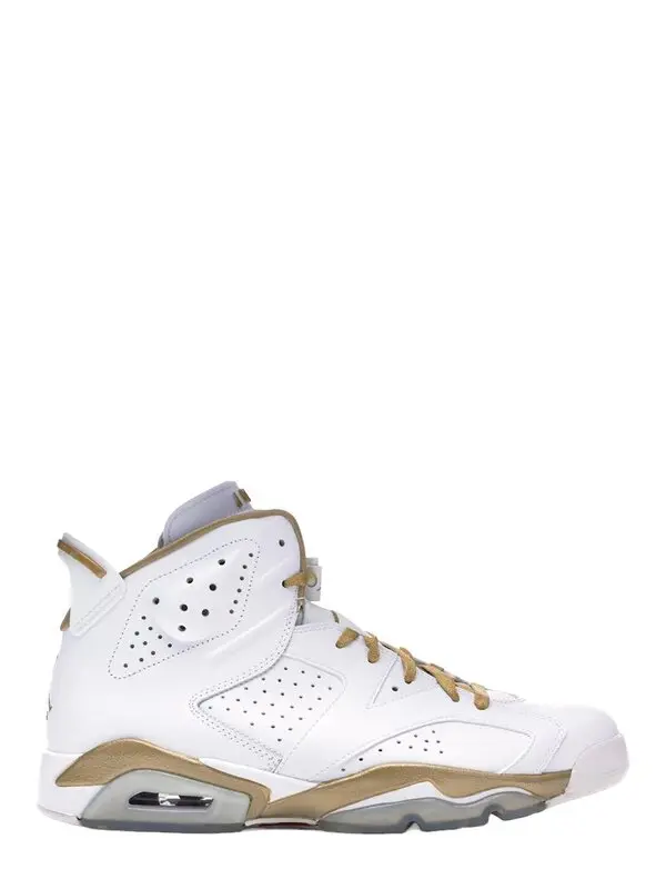 JORDAN 6 Retro Golden Moments Sneakers - White/metallic Gold/varsity Red