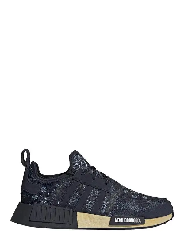 Adidas Nmd R1 Neighborhood Paisley Sneakers - Night Navy Blue/cloud White