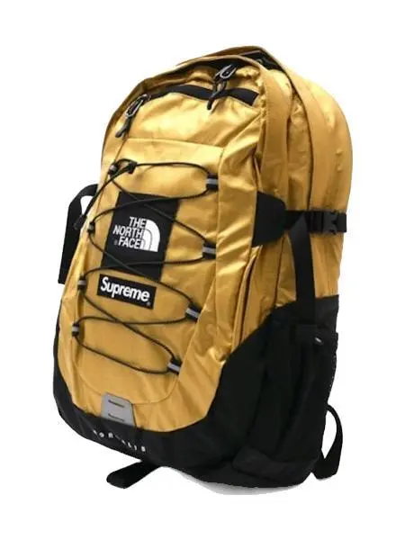 Supreme The North Face Metallic Borealis Backpack - Gold