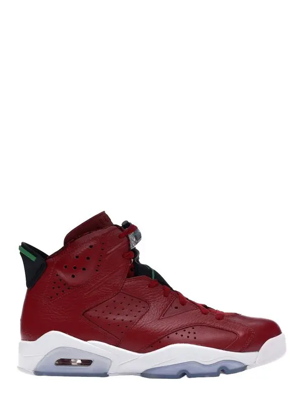 JORDAN 6 Retro History Of Sneakers - Varsity Red/classic Green/black