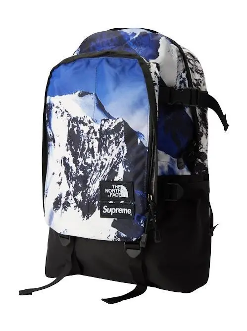 Supreme The North Face Mountain Expedition Backpack - Blue/white