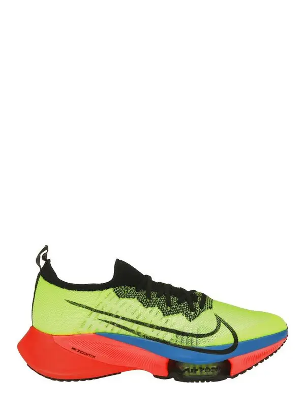 Nike Zoom Tempo Next% Flyknit Steve Prefontaine Sneakers - Volt/black/bright Crimson