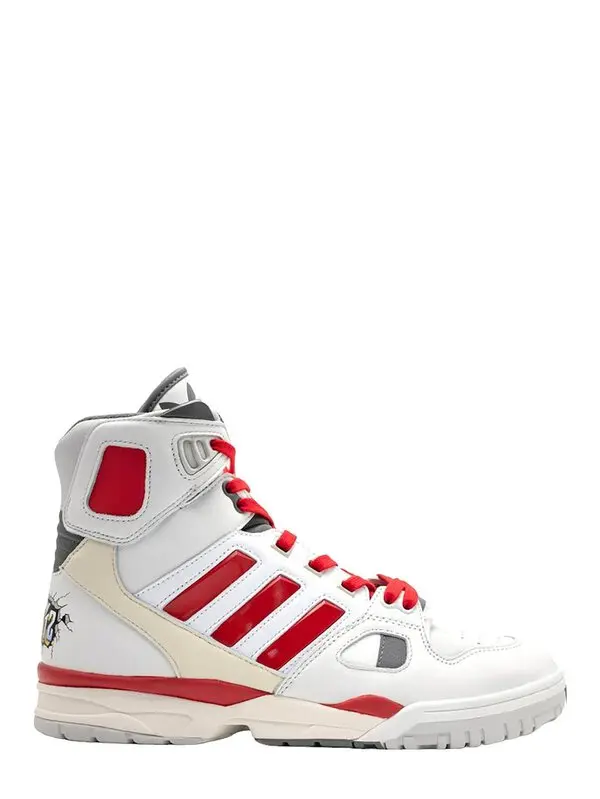 Adidas Torsion Artillery High Wyld Stallyns Sneakers - Crystal White/scarelet Red/off
