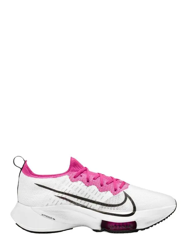 Nike Air Zoom Tempo Next% Flyknit - White/pink Blast/black