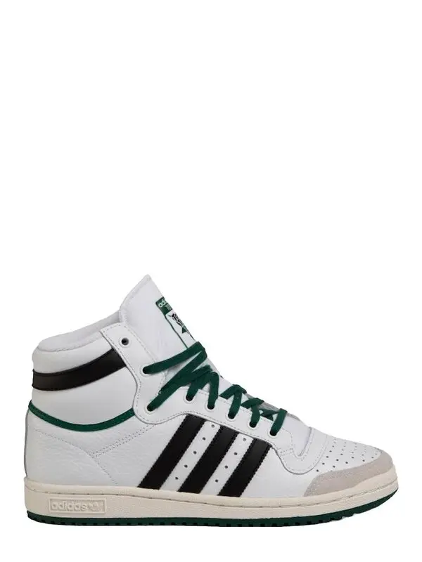 Adidas Top Ten Hi Sneakers - Cloud White/core Black/green