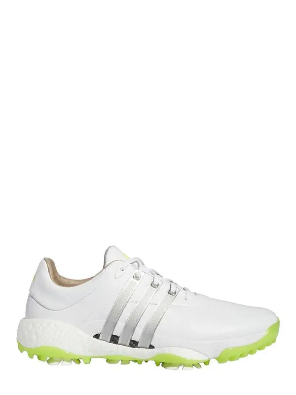 Adidas Tour360 22 Athletic Sneakers - Cloud White/silver Metallic/solar Slime