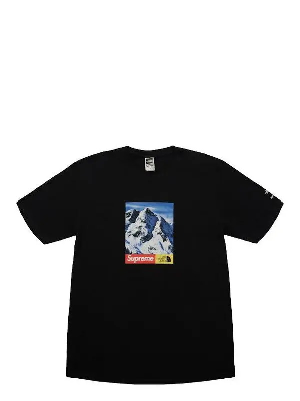 Supreme The North Face Mountain Tee Shirt - Black