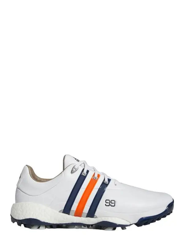 Adidas Tour360 22 Golf Sneakers - Cloud White/collegiate Navy Blue/silver Metallic