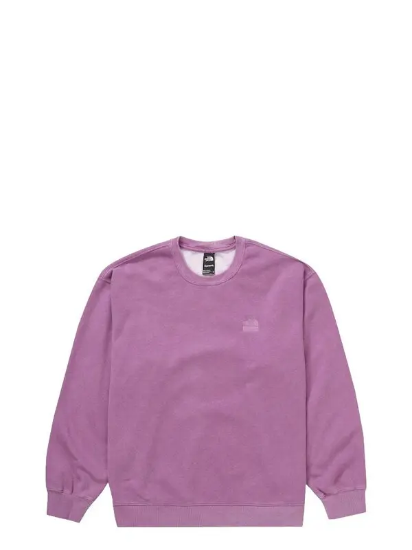 Supreme The North Face Pigment Printed Crewneck Sweatshirt - Pink