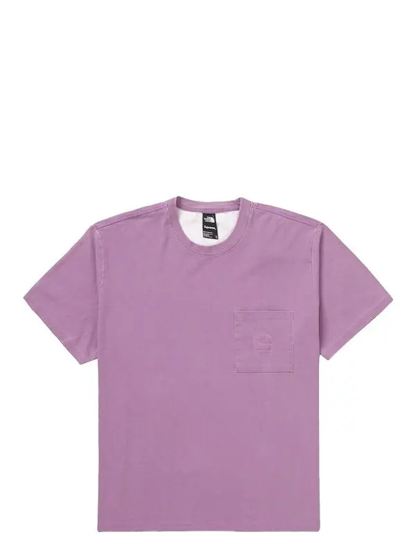 Supreme The North Face Pigment Printed Pocket Tee Shirt - Pink