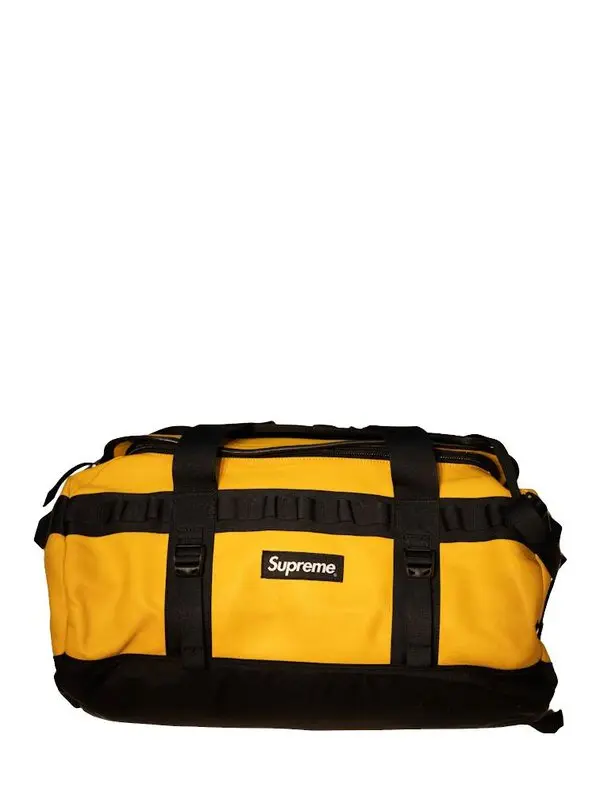 Supreme The North Face Leather Base Camp Duffle - Yellow