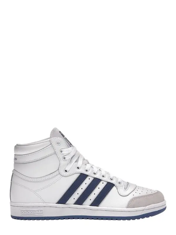 Adidas Top Ten High-top Sneakers - Cloud White/crew Blue/crystal White