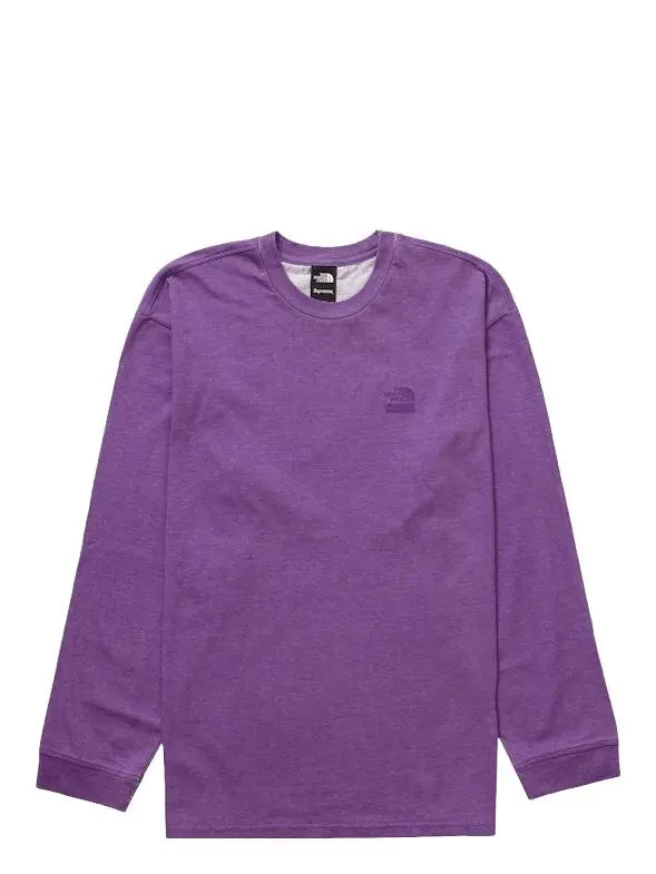 Supreme The North Face Pigment Printed Long Sleeve Top - Purple