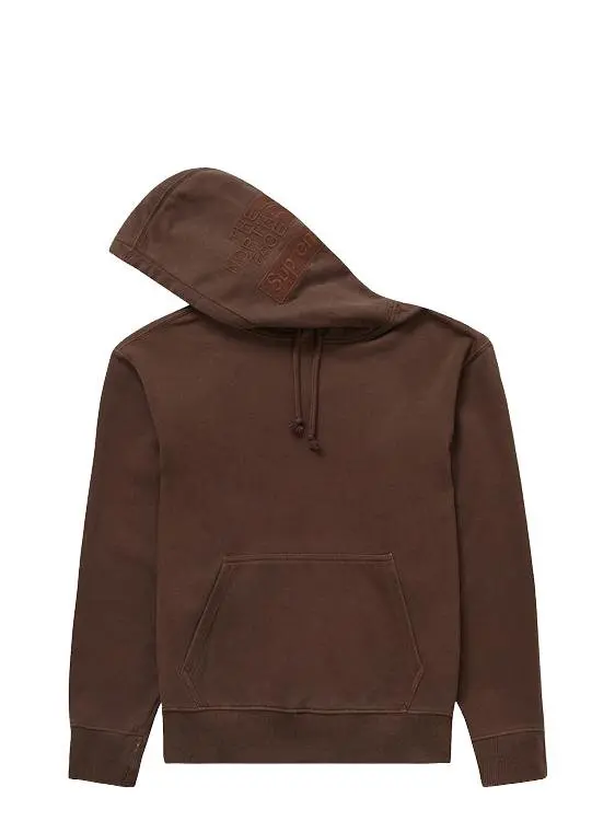 Supreme The North Face Pigment Printed Hooded Sweatshirt - Brown