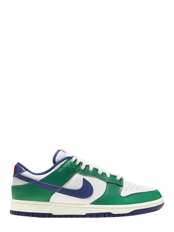 Nike Dunk Low Retro Sneakers - White/gorge Green/deep Royal Blue