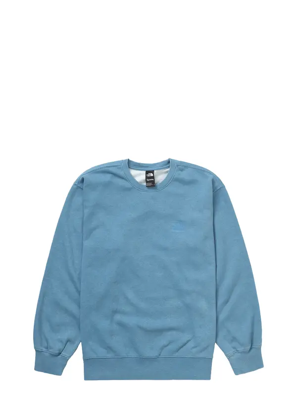 Supreme The North Face Pigment Printed Crewneck Sweatshirt - Turquoise