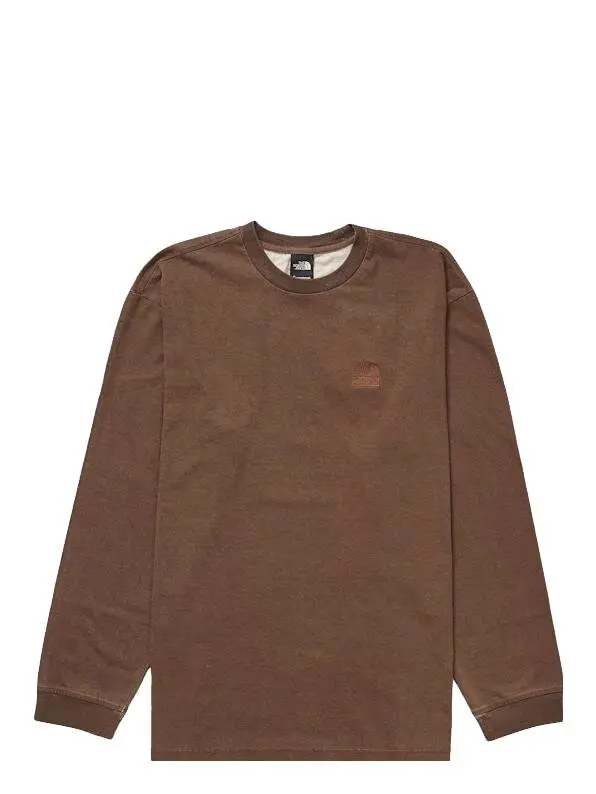 Supreme The North Face Pigment Printed Long Sleeve Top - Brown