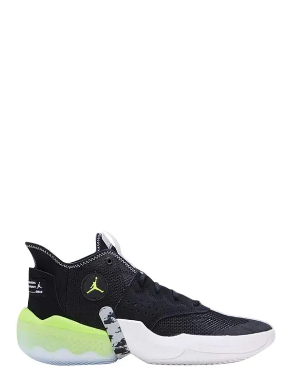 JORDAN React Elevation - Black/light Smoke Grey/volt