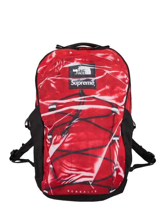 Supreme The North Face Printed Borealis Backpack - Red