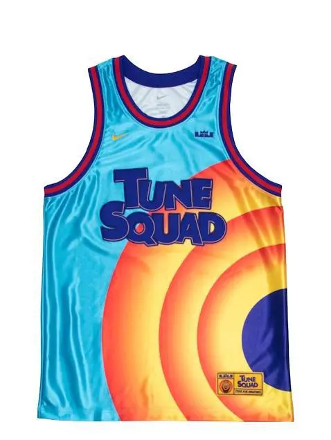 Nike Lebron X Space Jam Tune Squad Jersey - Light Blue Fury