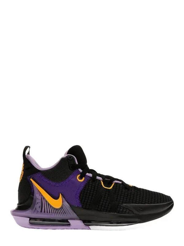 Nike Lebron Witness Lakers Sneakers - Black/university Gold/lilac