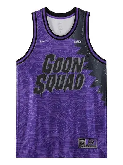 Nike Lebron X Space Jam Goon Squad Jersey - Hyper Grape