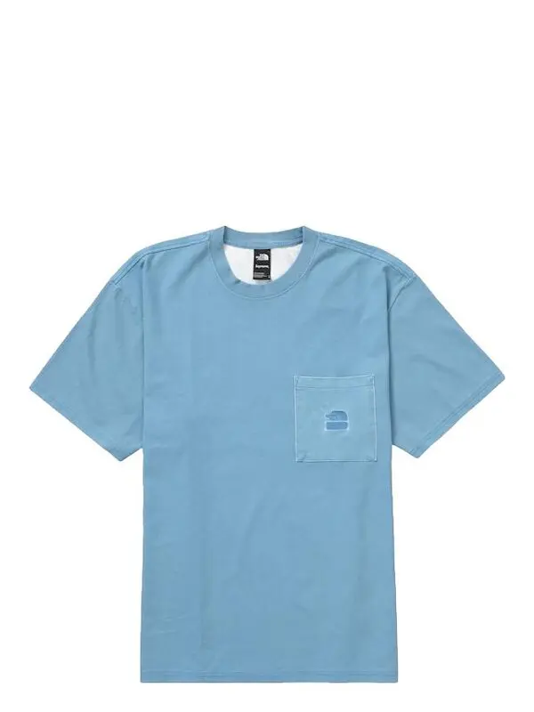 Supreme The North Face Pigment Printed Pocket Tee Shirt - Turquoise