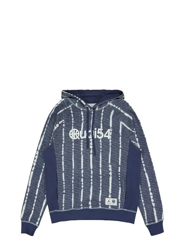 JORDAN Quai 54 Drifit Pullover Hoodie - Neutral Indigo