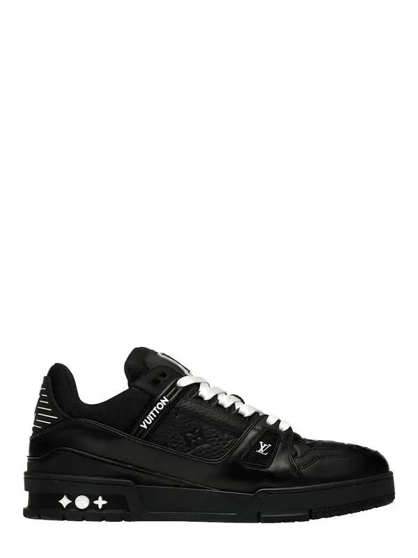 LOUIS VUITTON Trainer Embossed Monogram - Black/white