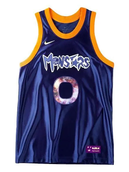 Nike Lebron X Monstars Dna Jersey - Navy Blue
