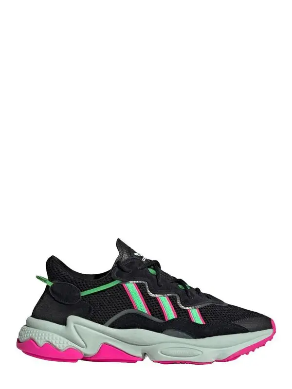 Adidas Ozwego Sneakers - Core Black/shock Lime/shock Pink