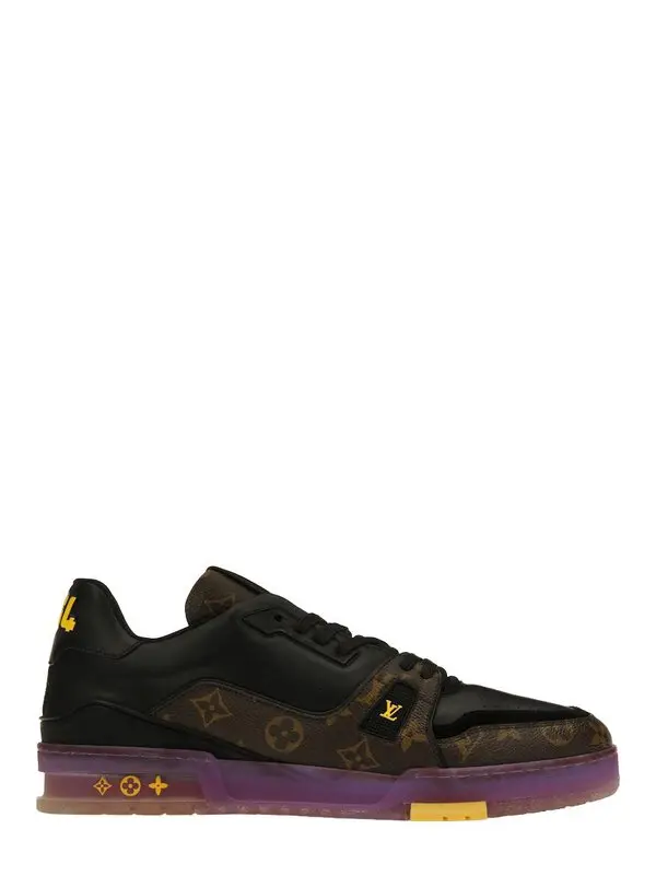 LOUIS VUITTON Trainer Monogram - Black/brown/purple
