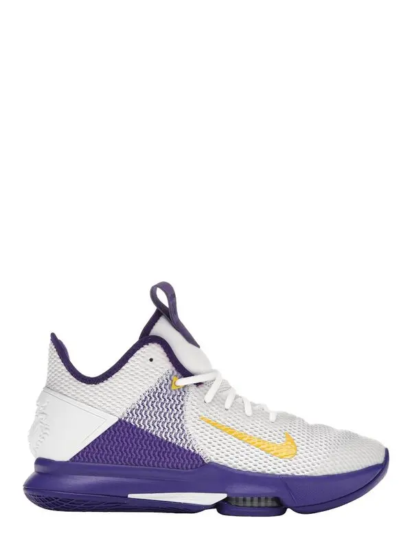 Nike Lebron Witness 4 Sneakers - White/voltage Purple/pure Platinum