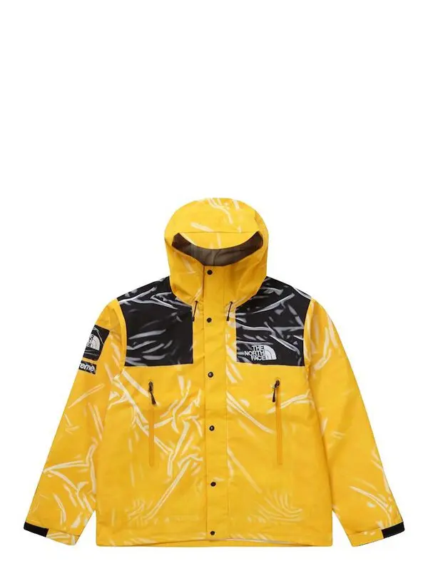 Supreme The North Face Printed Taped Seam Shell Jacket - Yellow