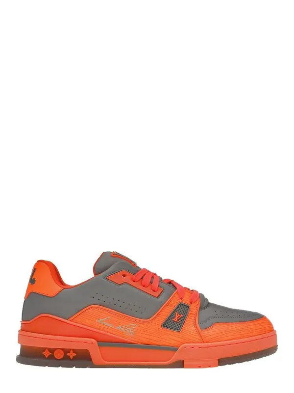 LOUIS VUITTON Trainerin Sneakers - Orange/grey