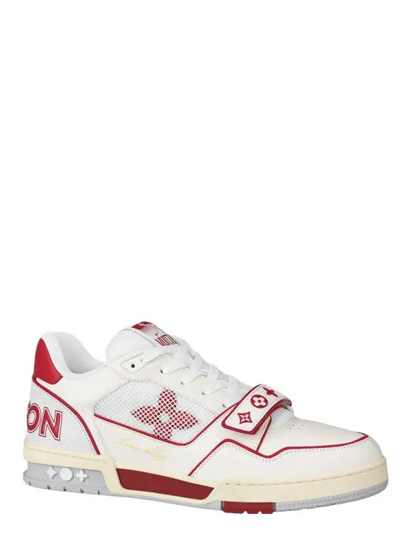 LOUIS VUITTON Trainer Meshin - White/red