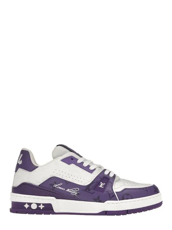 LOUIS VUITTON Trainer Monogramin - White/purple