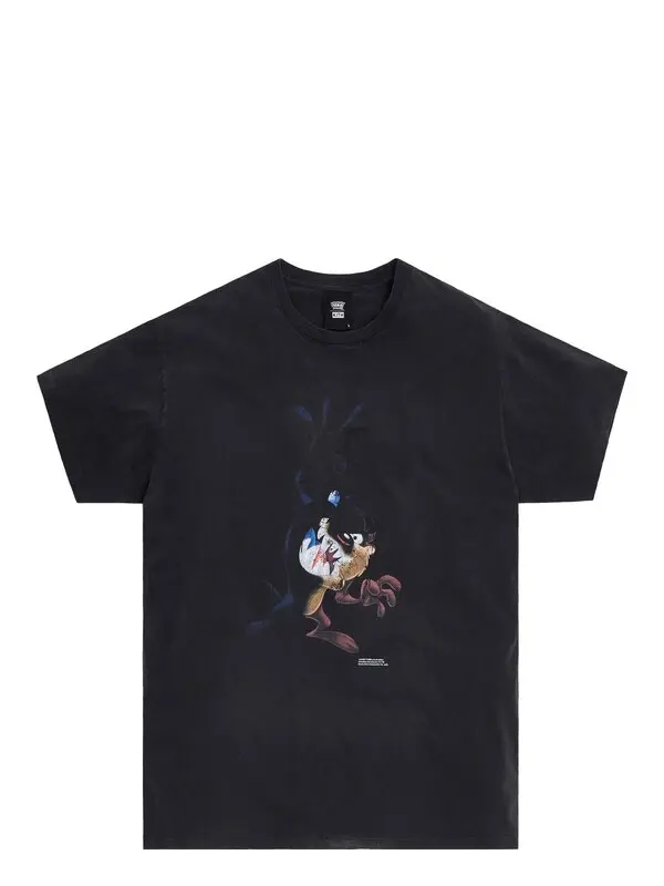 Kith X Looney Tunes Shadow Taz Vintage Tee Shirt - Black