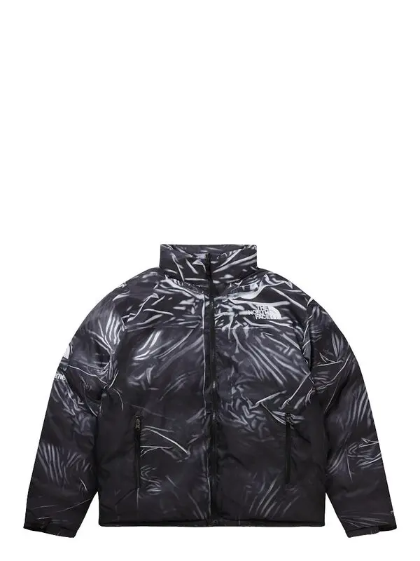 Supreme X The North Face Printed Nuptse Trompe L'oeil Jacket - Black