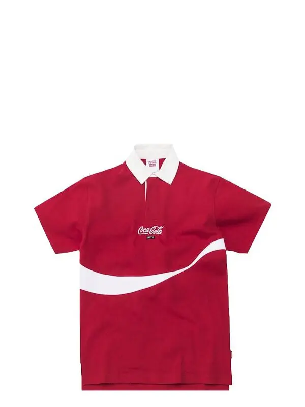 Kith X Cocacola Ribbon Rugby - Red