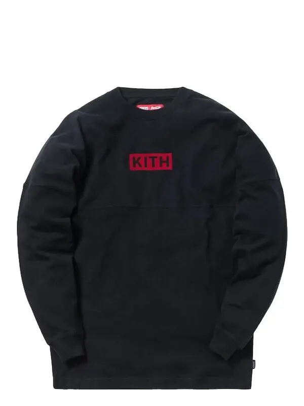 Kith X Cocacola Global Long Sleeve Tee Shirt - Black