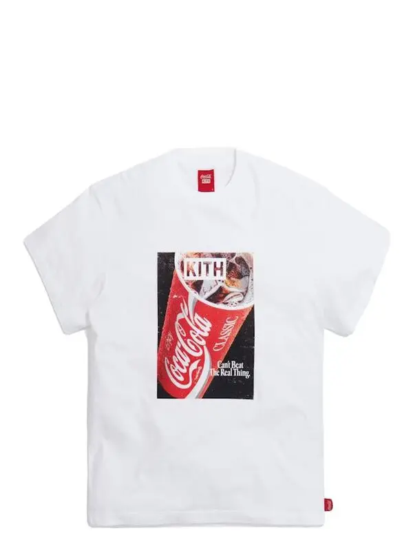 Kith X Cocacola Soft Drink Vintage Tee Shirt - White