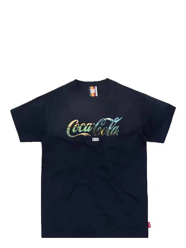 Kith X Cocacola Tee Shirt - Navy Blue