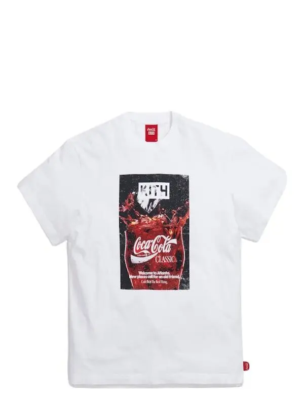Kith X Cocacola Splash Vintage Tee Shirt - White