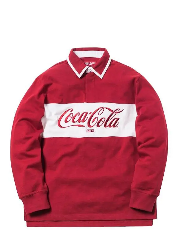 Kith X Cocacola Classic Rugby - Red