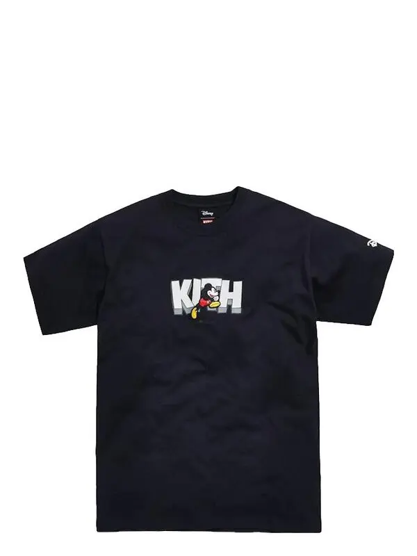 Kith X Disney Running Mickey Tee Shirt - Black