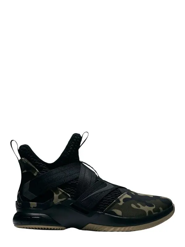Nike Lebron Soldier Camo Sneakers - Black/hazel Rush