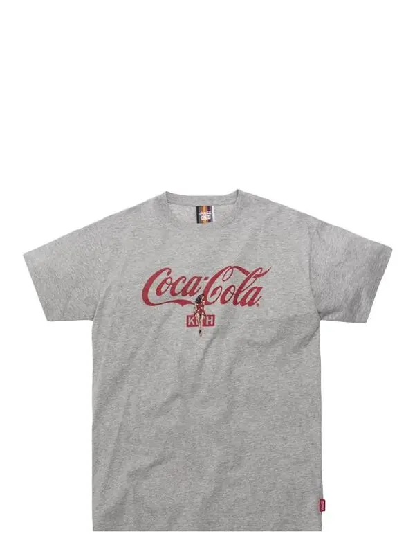 Kith X Cocacola Hula Tee Shirt - Heather Grey