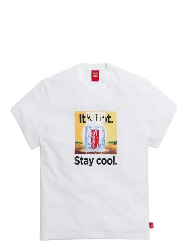 Kith X Cocacola Stay Cool Vintage Tee Shirt - White